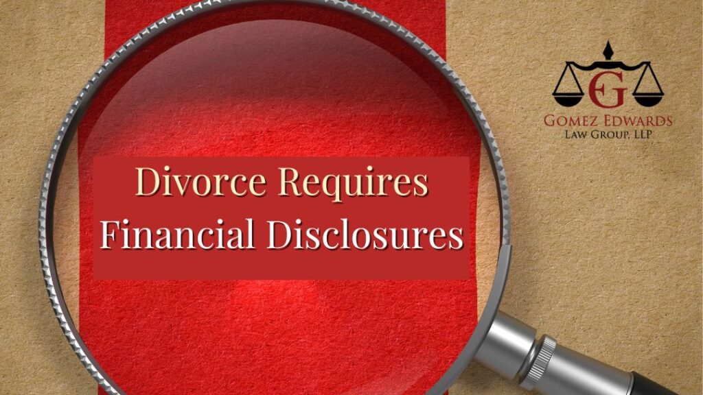 Divorce Requires Financial Disclosures - Learn and Get the Forms